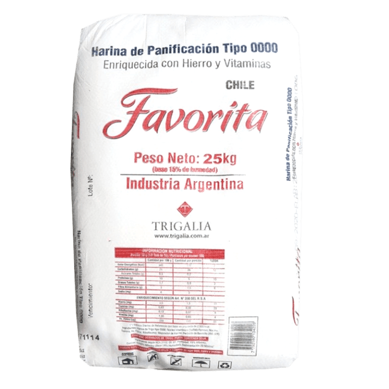 Harina Tipo 0000 25kg – FAVORITA – Hipermercado Rofil